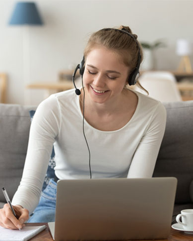 Online private English lessons